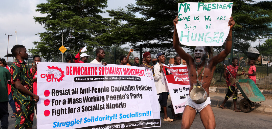 Massenproteste in Nigeria: Nigerias Jugend auf der Straße, Tageszeitung ...